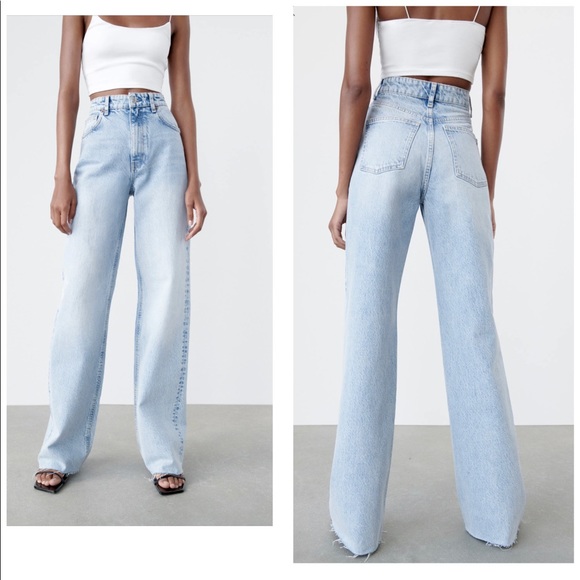 Zara | Jeans | Zara High Rise Wide Leg Jeans | Poshmark